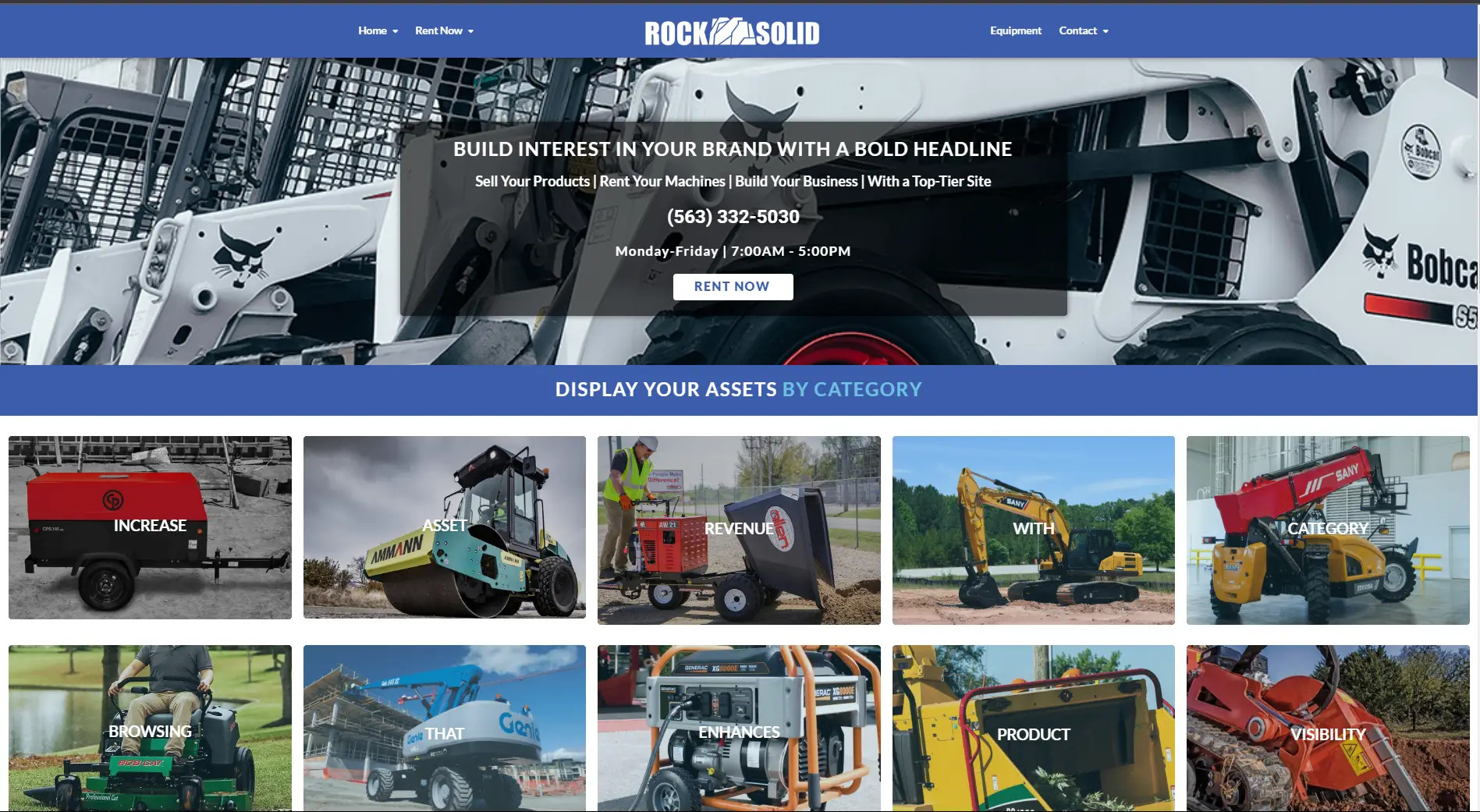 Website Design for Rental Businesses | integraRental