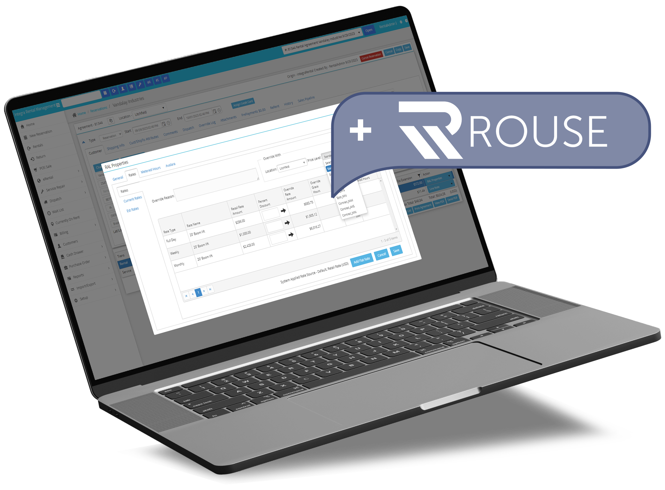 Rouse Analytics Integration - integraRental Software